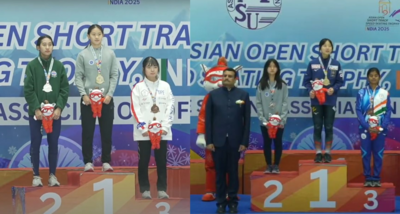 5 Medals Achieved at Asian Short Track Speed Skating Trophy